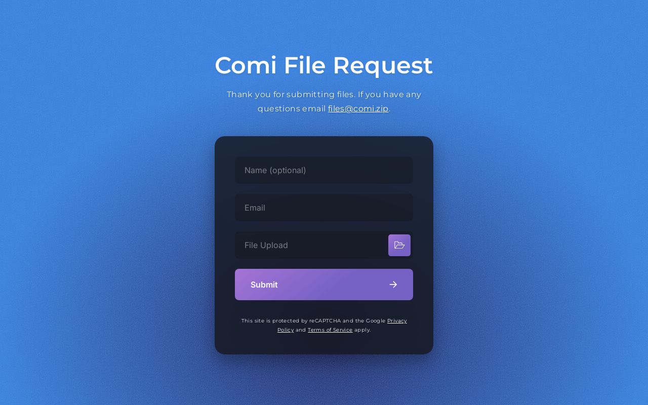Comi File Requests | comi.zip